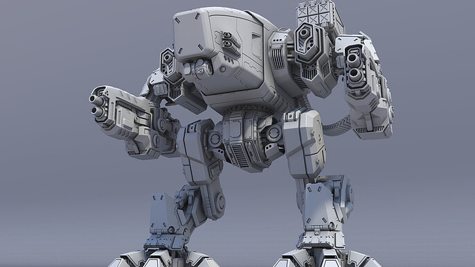 6 Mech Design and Rendering Assets for Digital Artists - Cubebrush