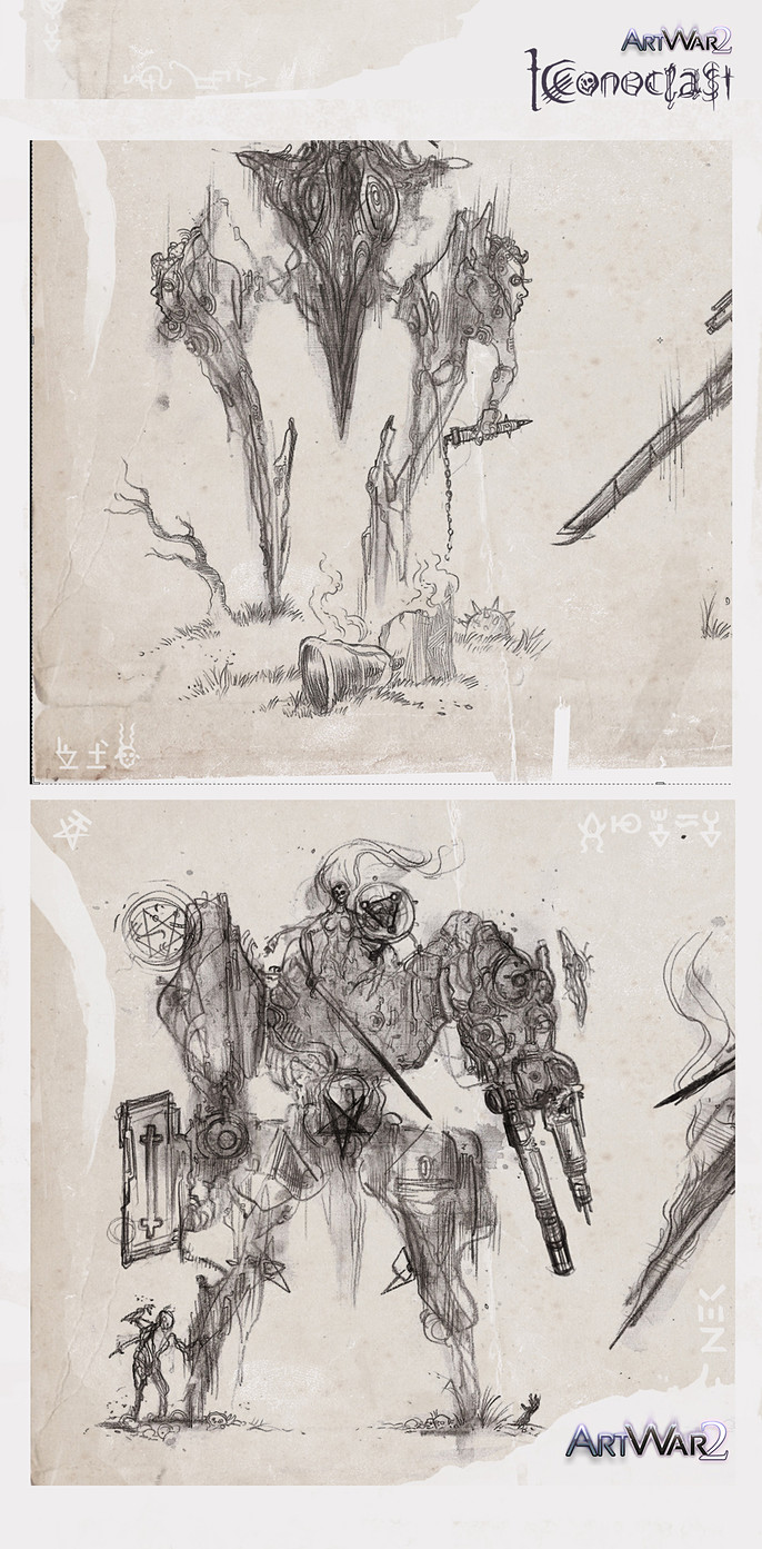 Digital Painting Tutorial: The Making of Iconoclast - Cubebrush