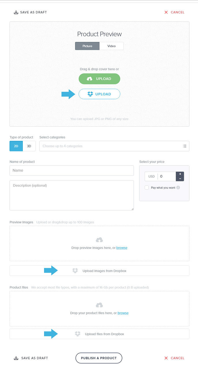 Dropbox Upload Is Here! - Cubebrush